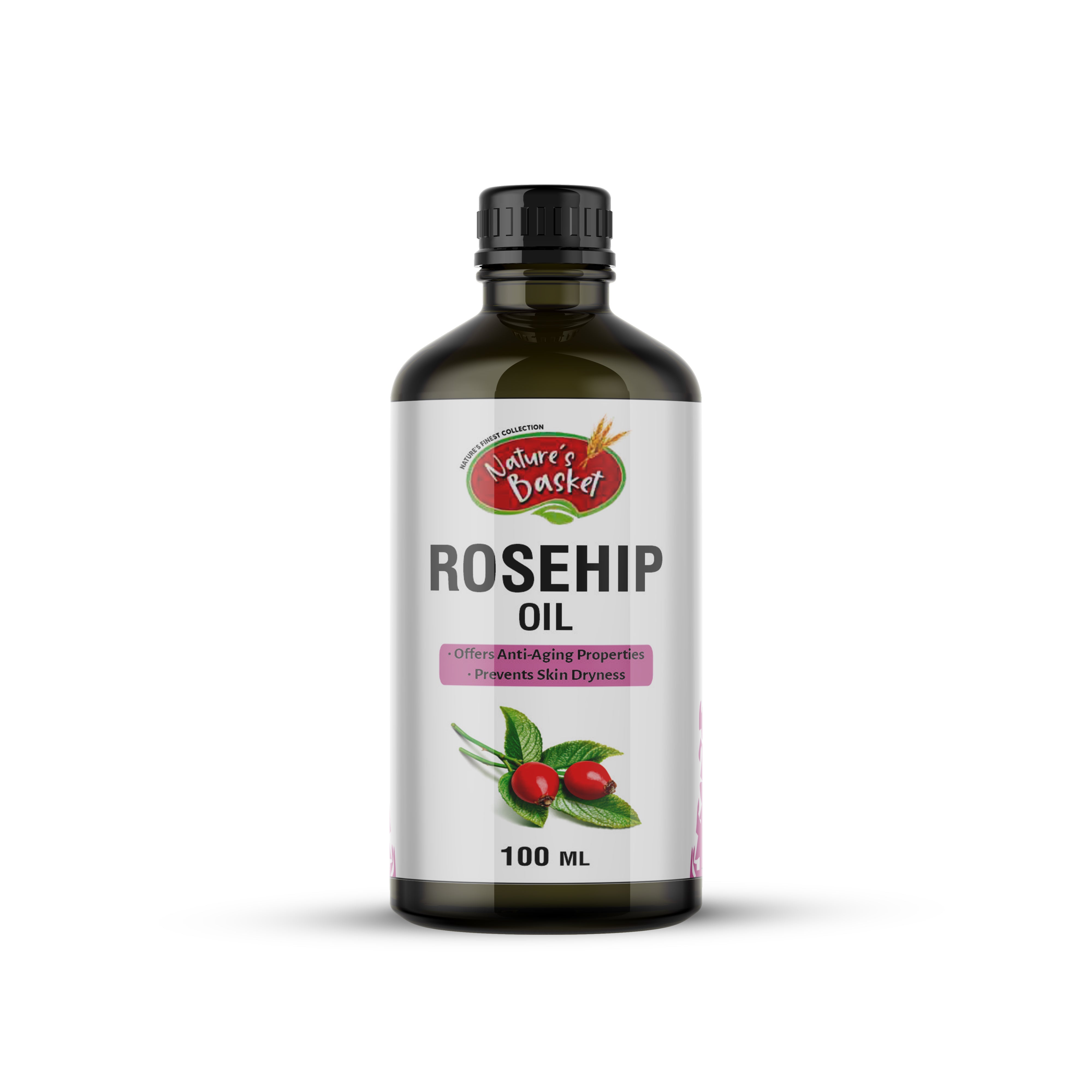 Pure Rosehip Oil 100ml NZ | Cold-Pressed Radiance – Nature's Basket - NZ